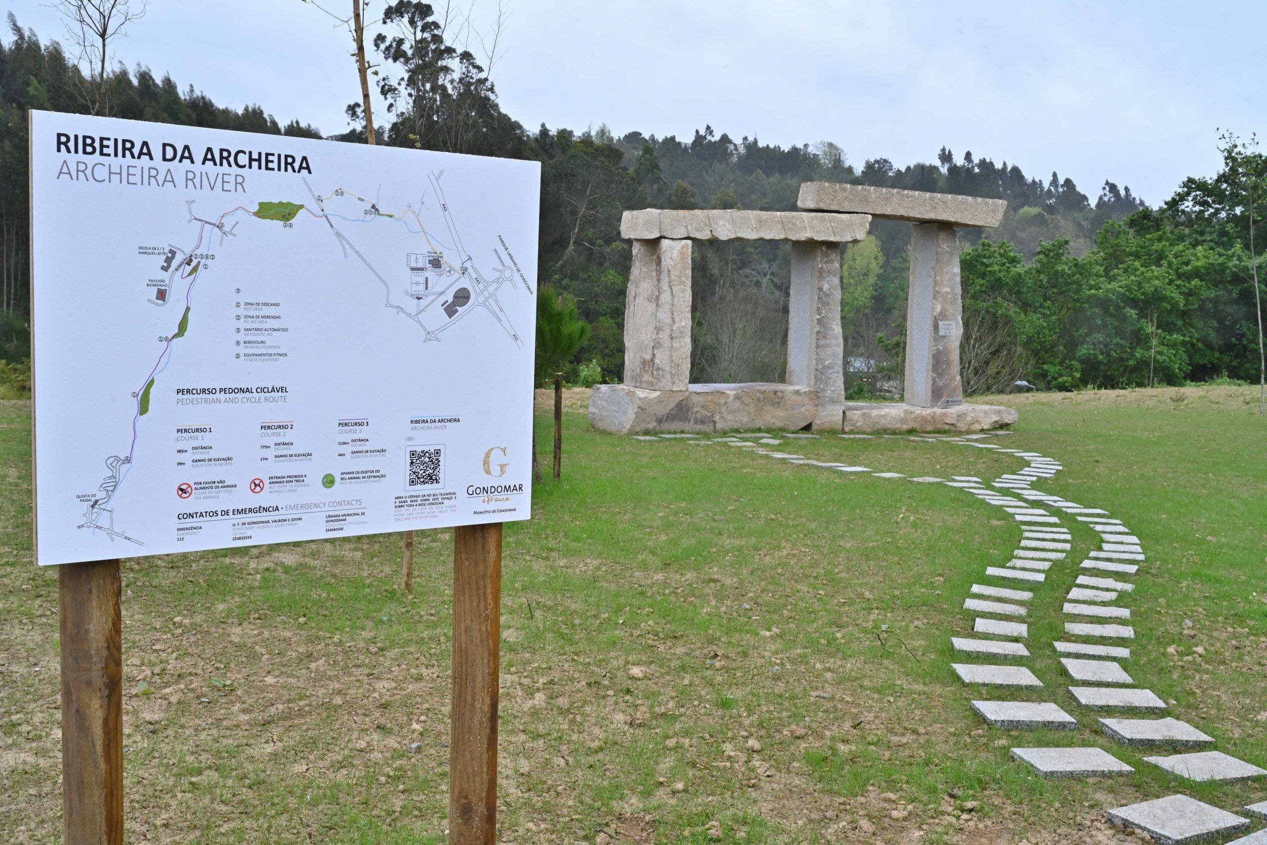 Inaugurada a 1ª fase do Parque Urbano de Ribeira da Archeira